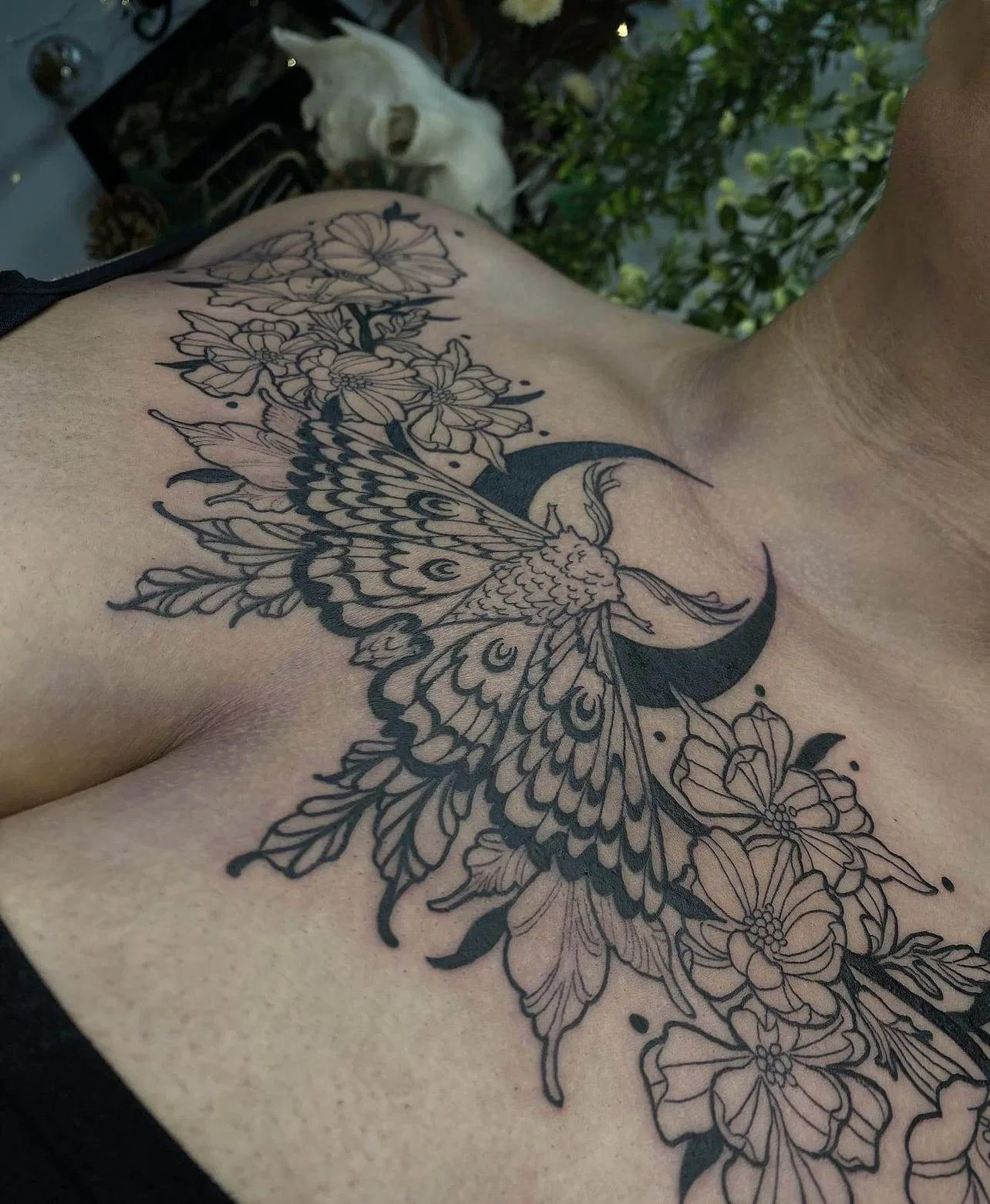 Get Unique and Highly Contemplated Blackwork Tattoos by Asher
